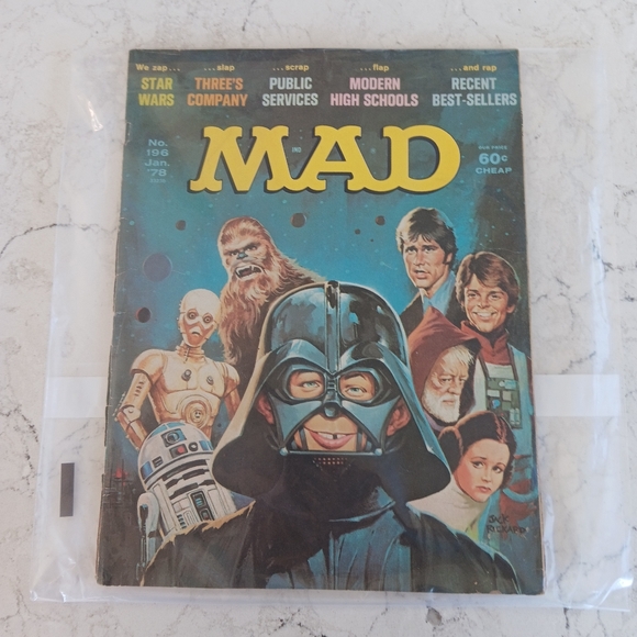 Art | Mad Magazine Issue No 196 | Poshmark